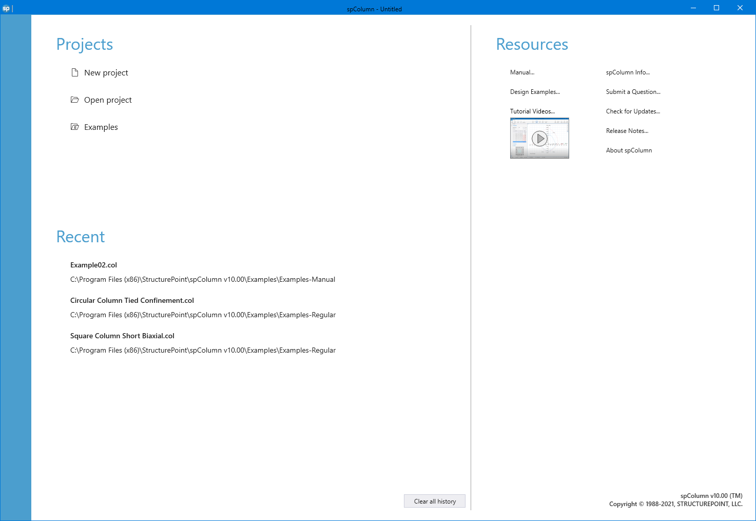 StructurePoint - spColumn Features