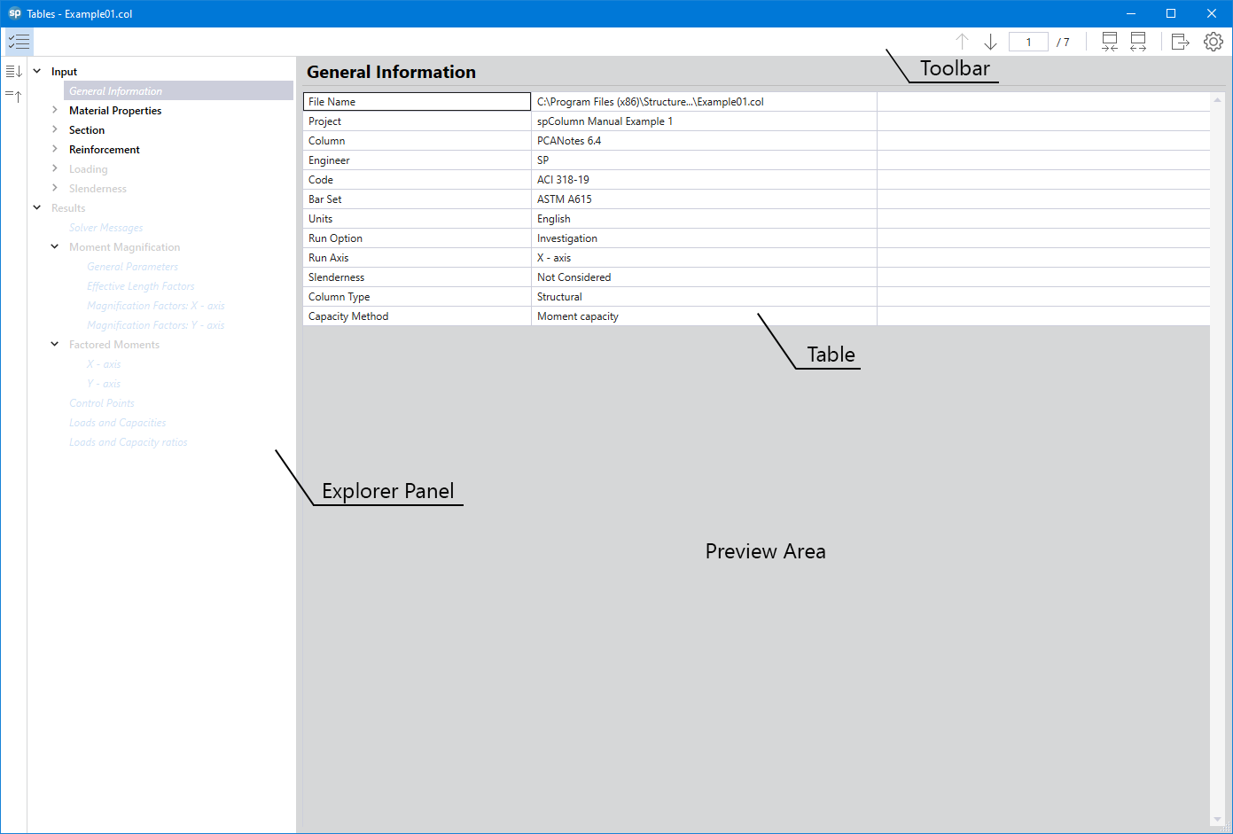 StructurePoint - spColumn Features