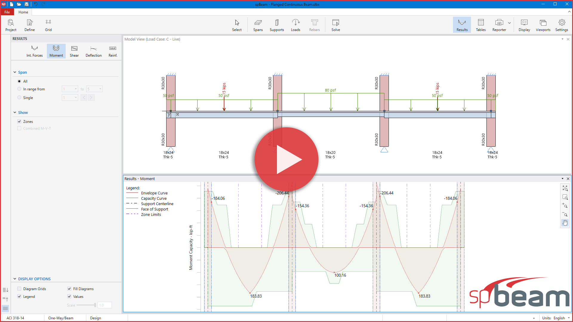 Reinforced Concrete Beam & Slab Analysis & Design Software